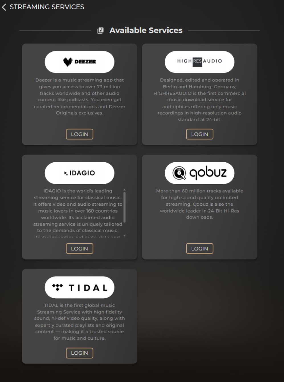 How to use TIDAL - Innuos - High-Fidelity Digital Music Servers and ...